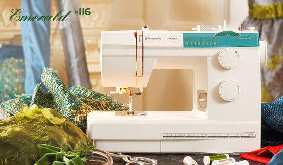 HUSQVARNA® VIKING® EMERALD™ 116 Sewing Machine - Stony Brook Sew & Vac ...