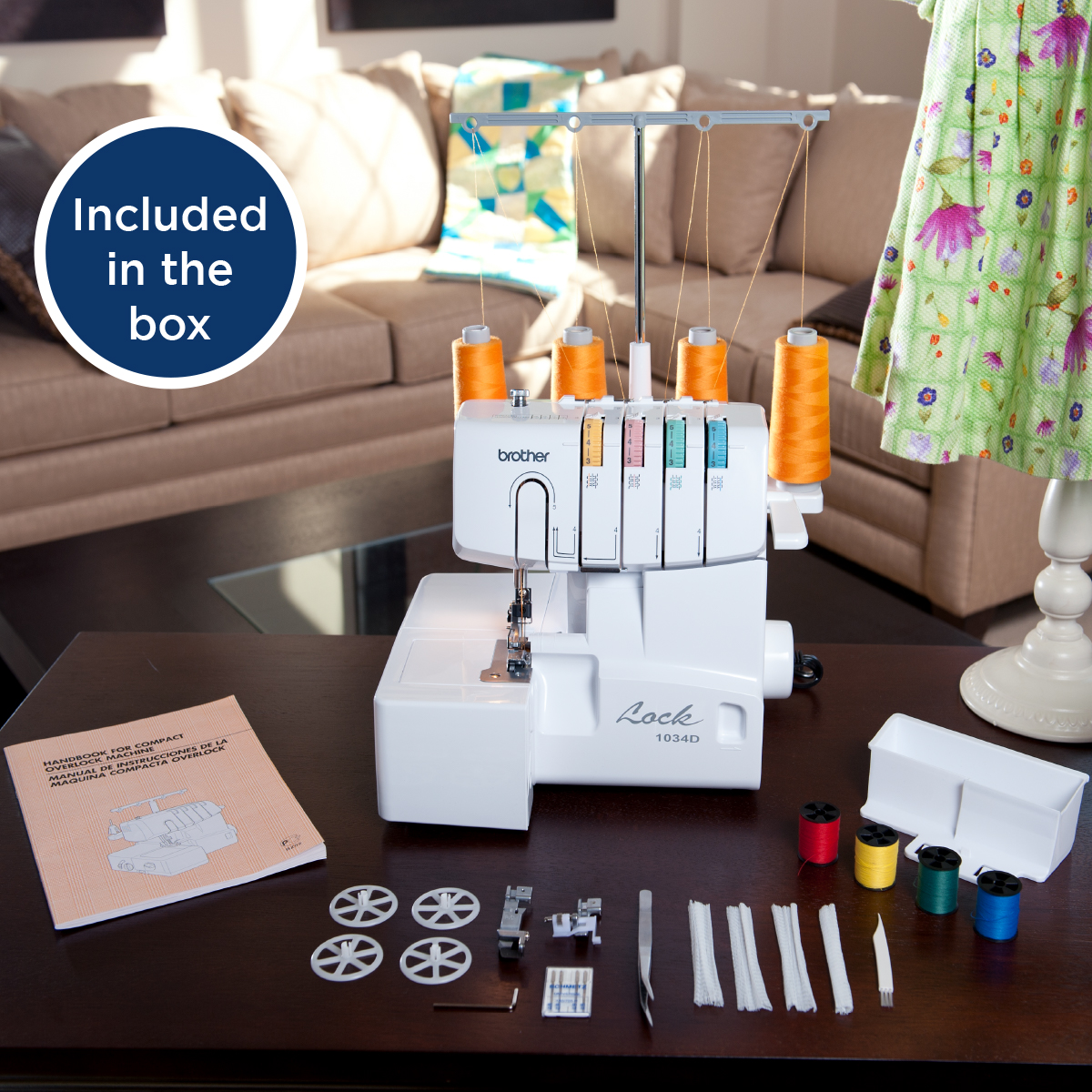 Brother 1034D 3-4 Thread Serger with Differential Feed - Stony Brook ...